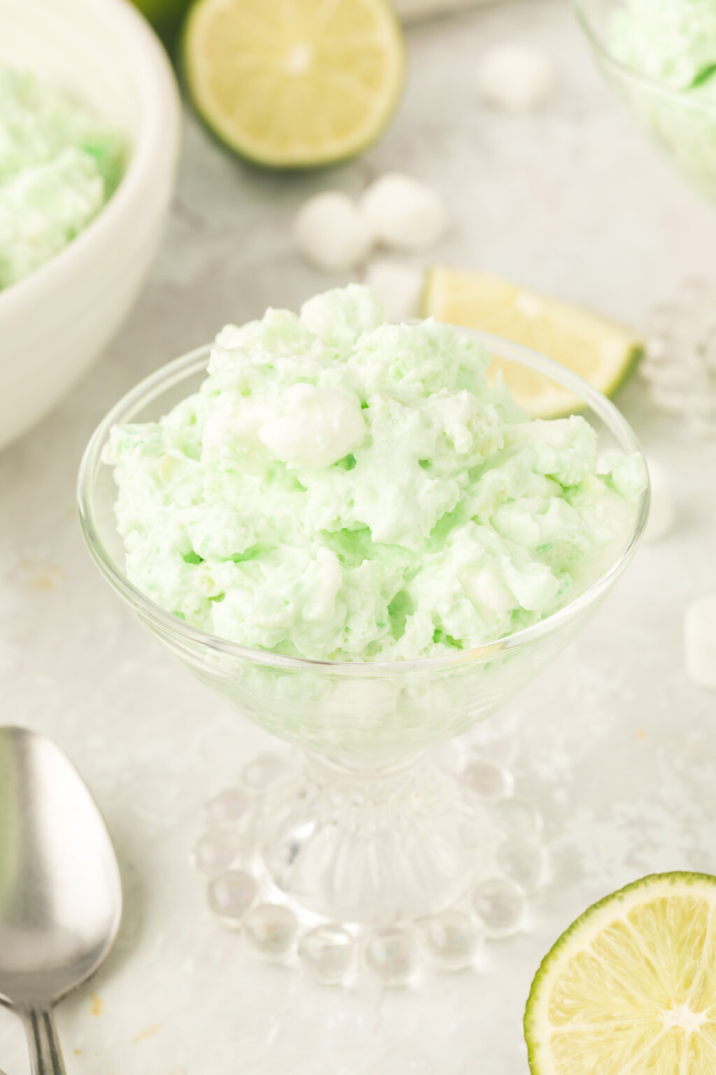 Lime Fluff Salad - Love Bakes Good Cakes