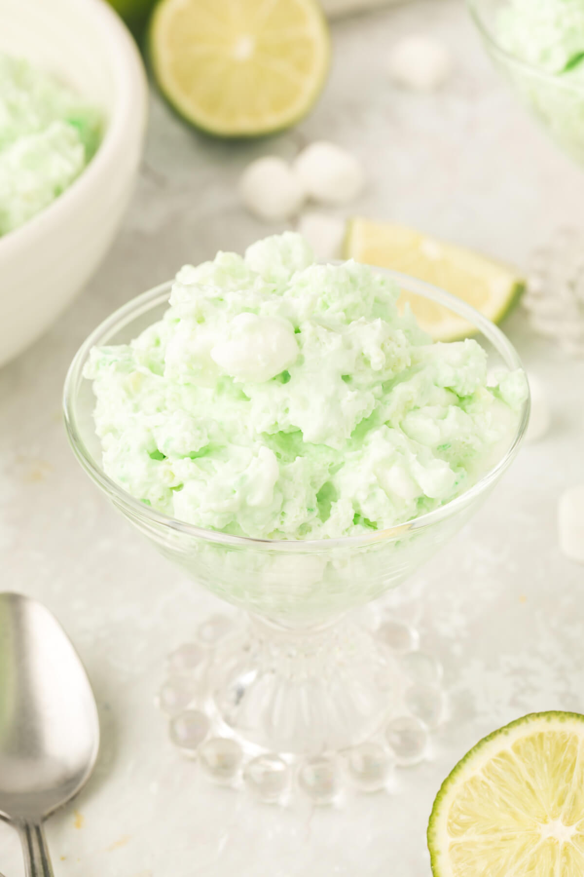 Lime Fluff Salad - Love Bakes Good Cakes