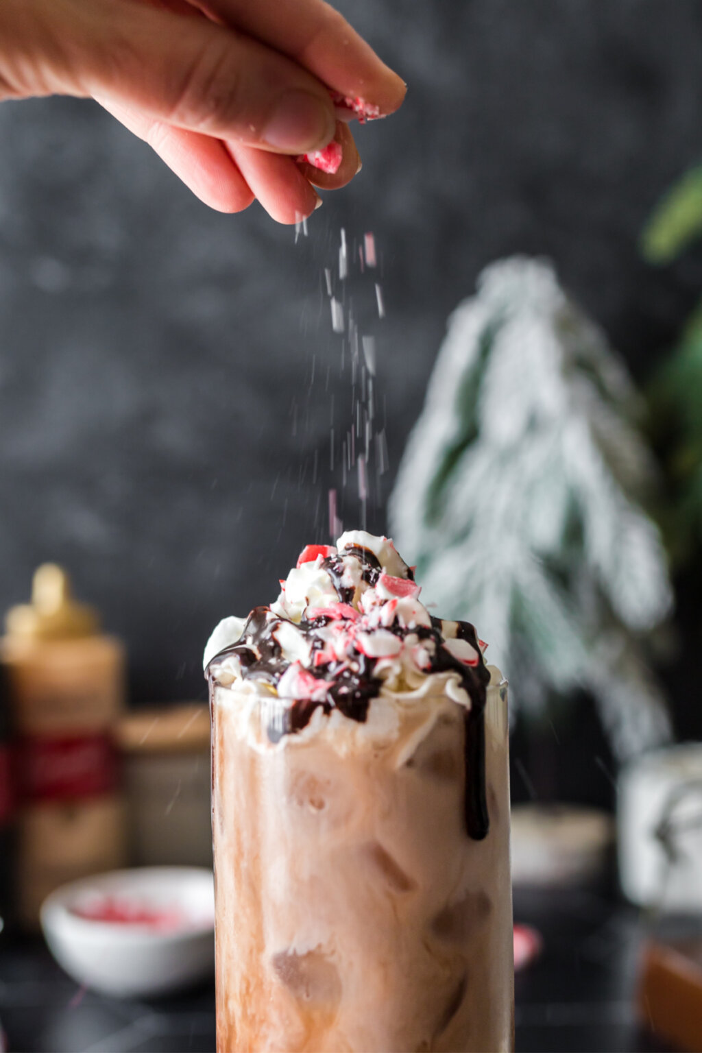 Iced Peppermint Mocha - Love Bakes Good Cakes