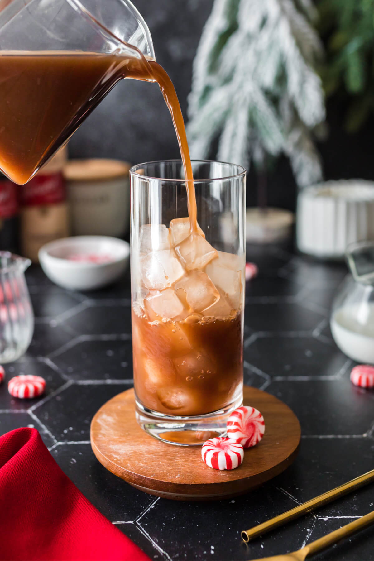 Iced Peppermint Mocha - Love Bakes Good Cakes