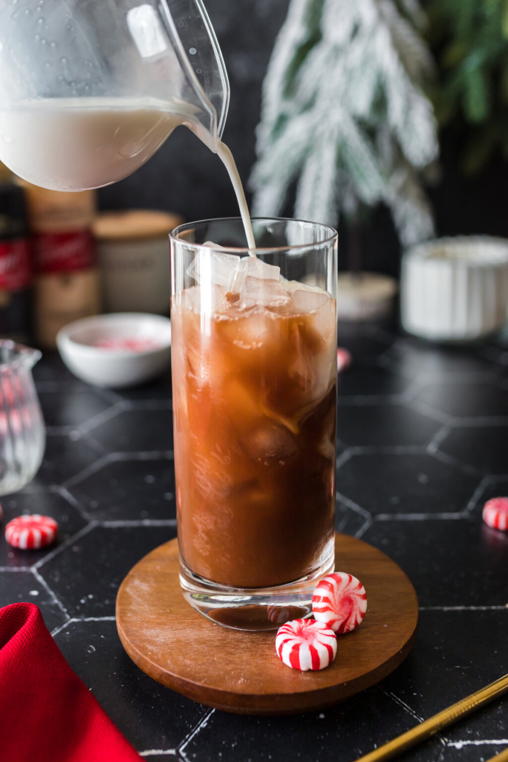 Iced Peppermint Mocha - Love Bakes Good Cakes