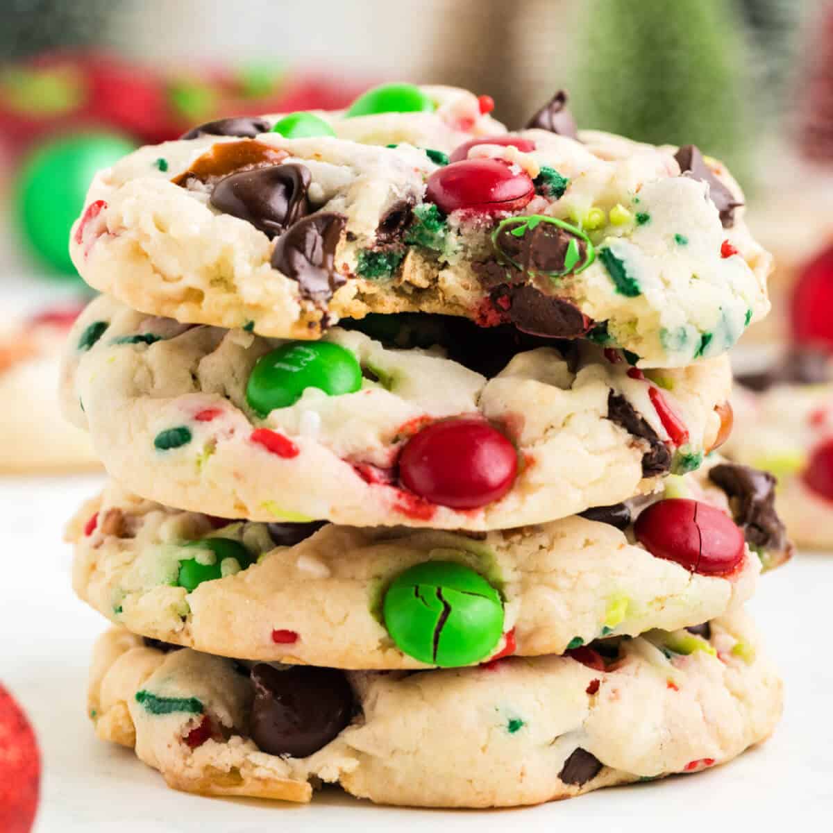 Loaded Christmas Cookies - Love Bakes Good Cakes