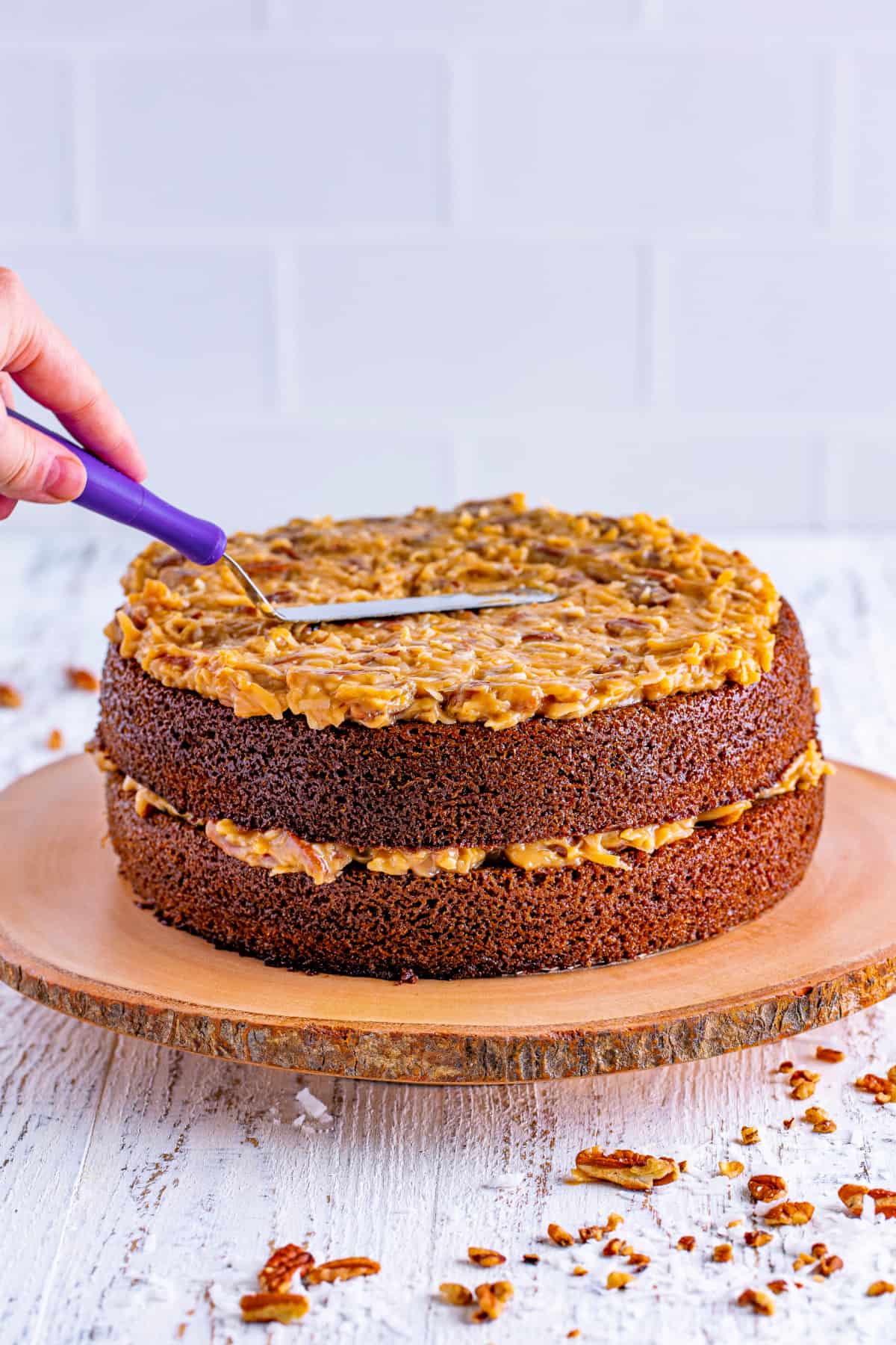 German Chocolate Cake - Love Bakes Good Cakes