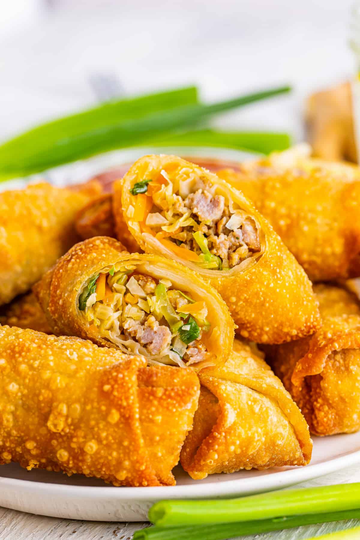 Ground Pork Egg Rolls - Love Bakes Good Cakes