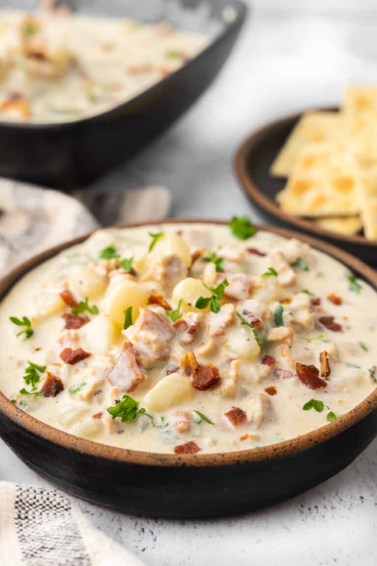 New England Clam Chowder - Love Bakes Good Cakes