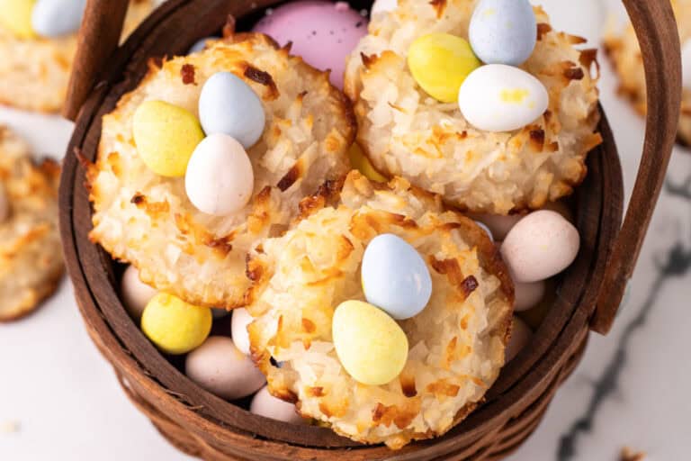 Coconut Easter Nests - Love Bakes Good Cakes