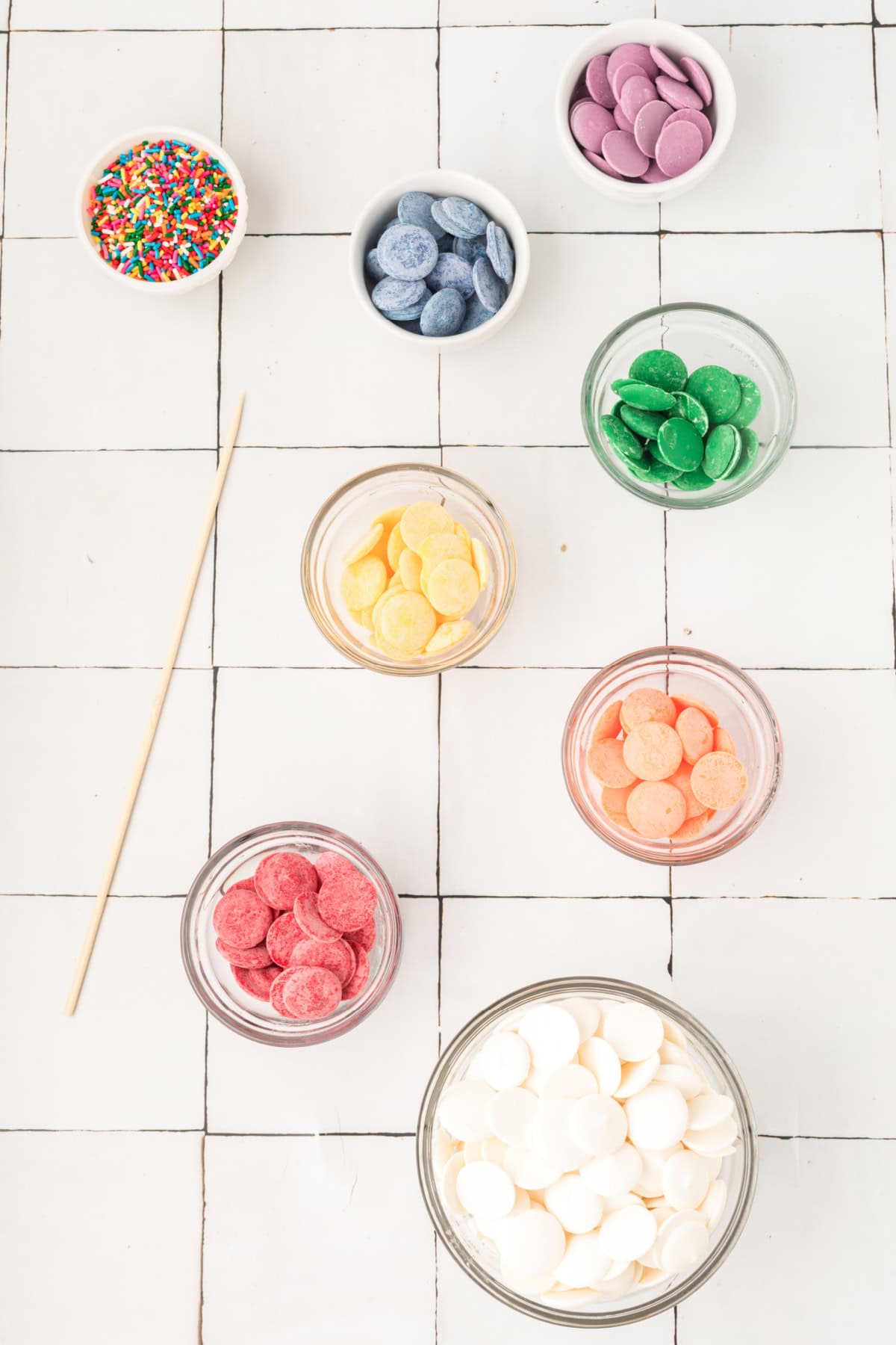 Rainbow Candy Bark - Love Bakes Good Cakes