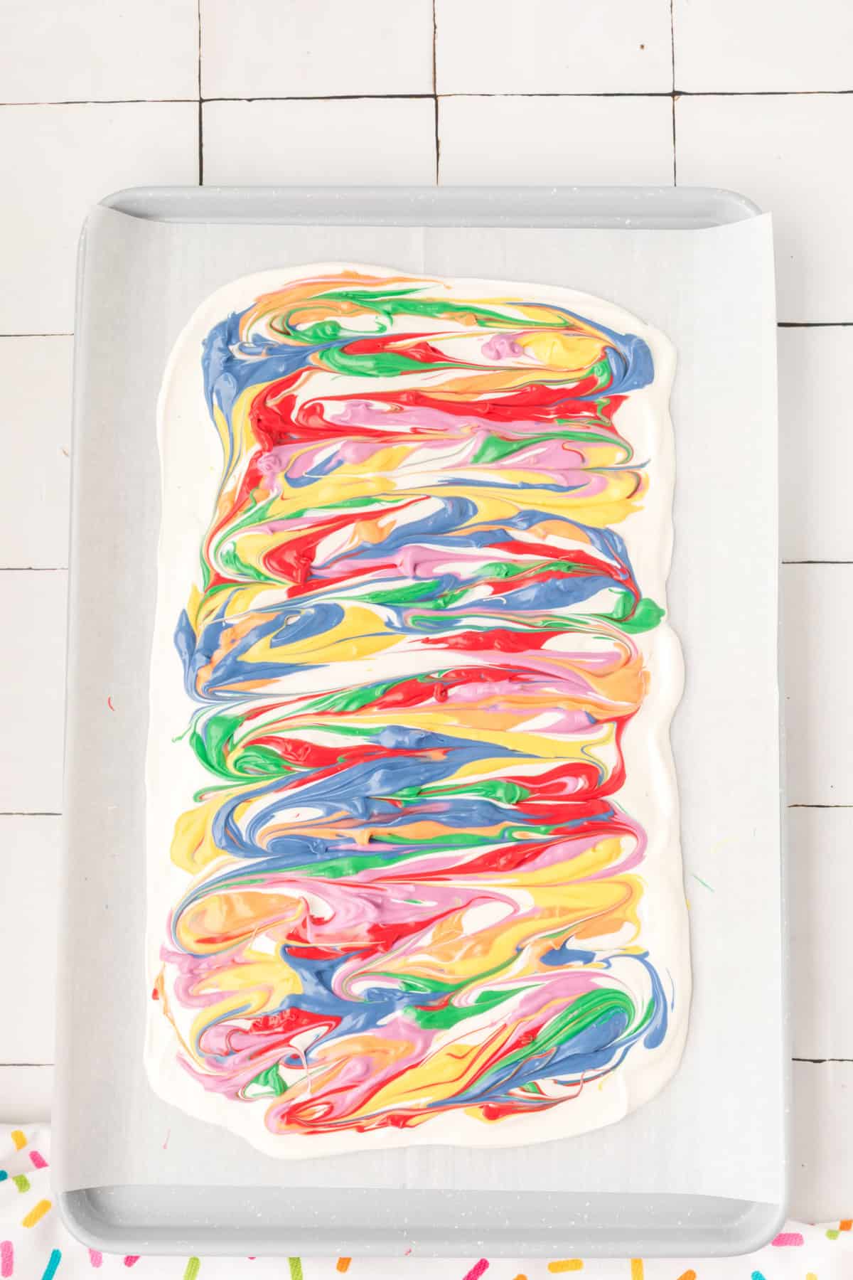 Rainbow Candy Bark - Love Bakes Good Cakes