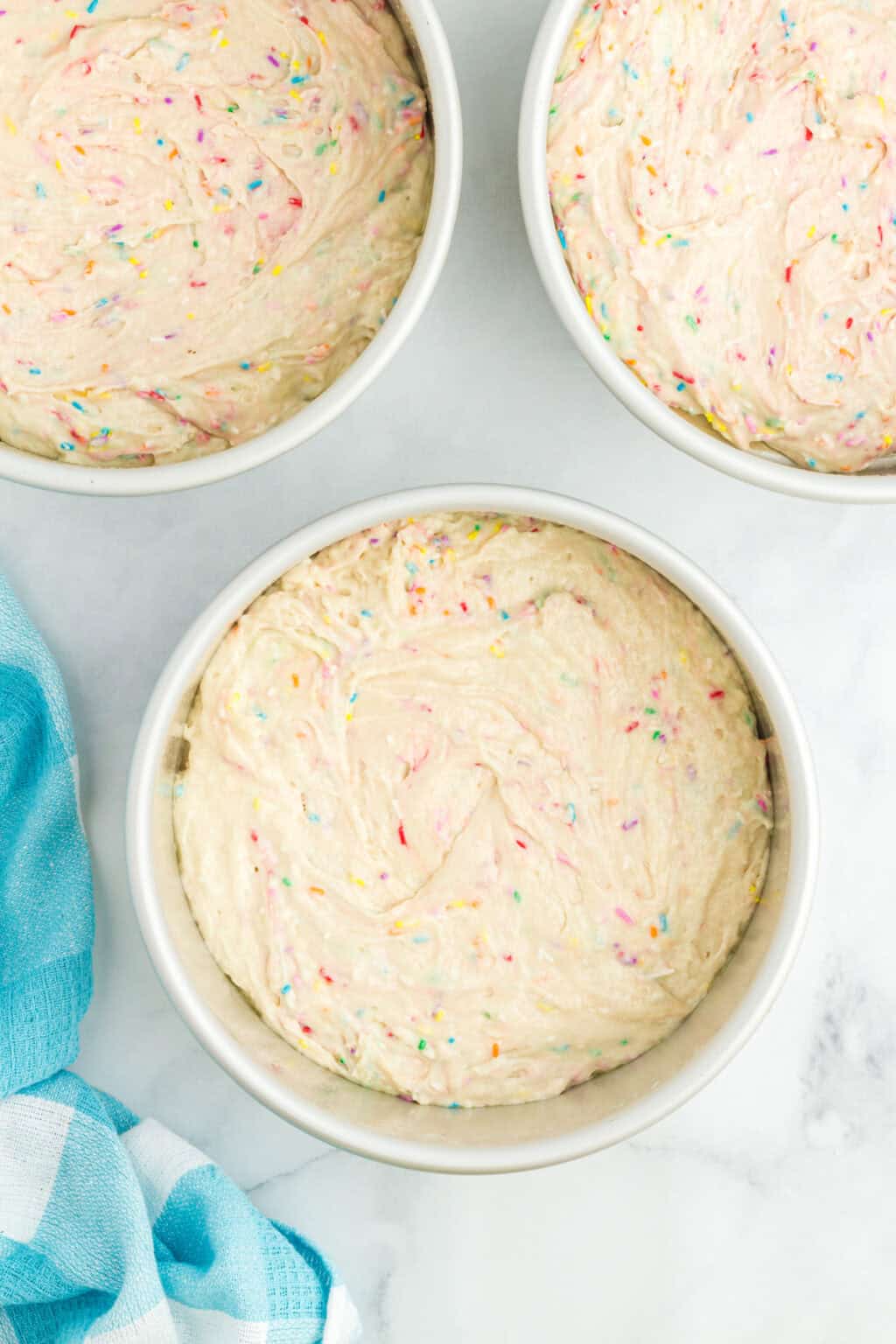 Rainbow Striped Funfetti Cake - Love Bakes Good Cakes