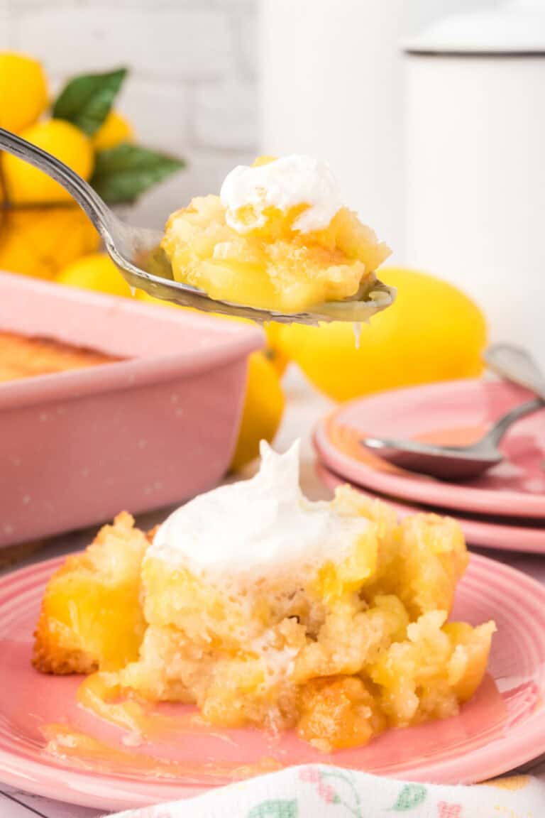 Easy Lemon Cobbler - Love Bakes Good Cakes