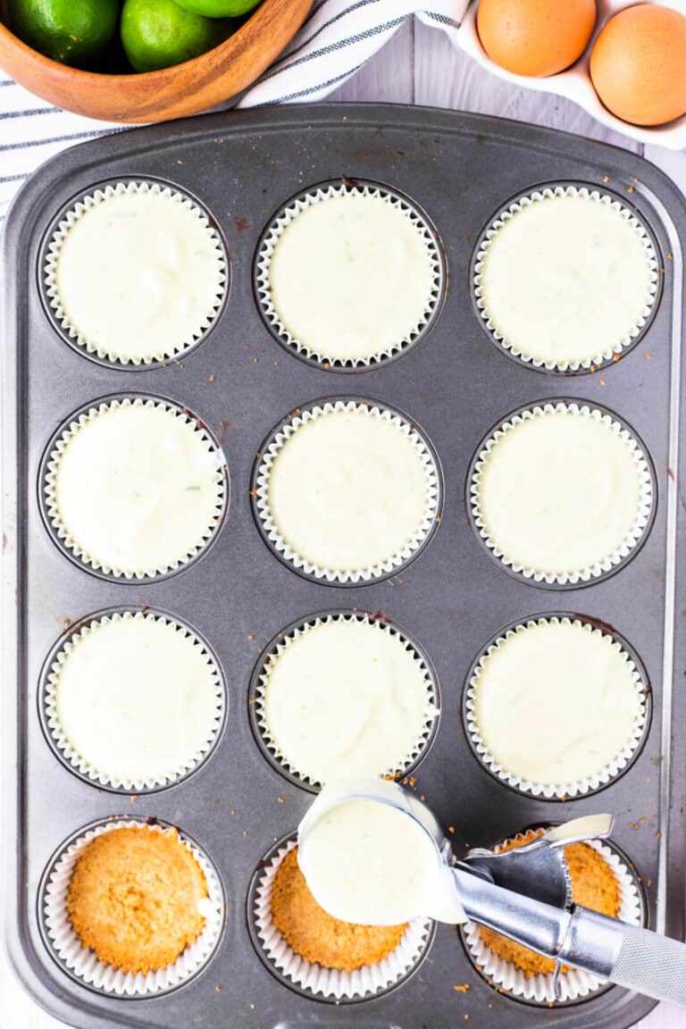 Mini Key Lime Cheesecakes - Love Bakes Good Cakes