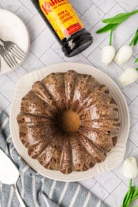 Chocolate Kahlua Bundt Cake - Love Bakes Good Cakes
