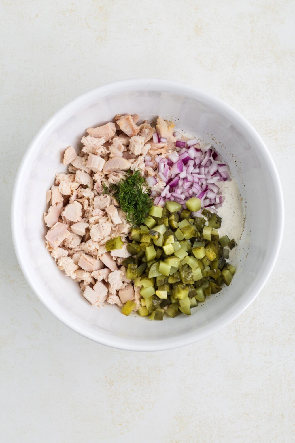Dill Pickle Chicken Salad - Love Bakes Good Cakes