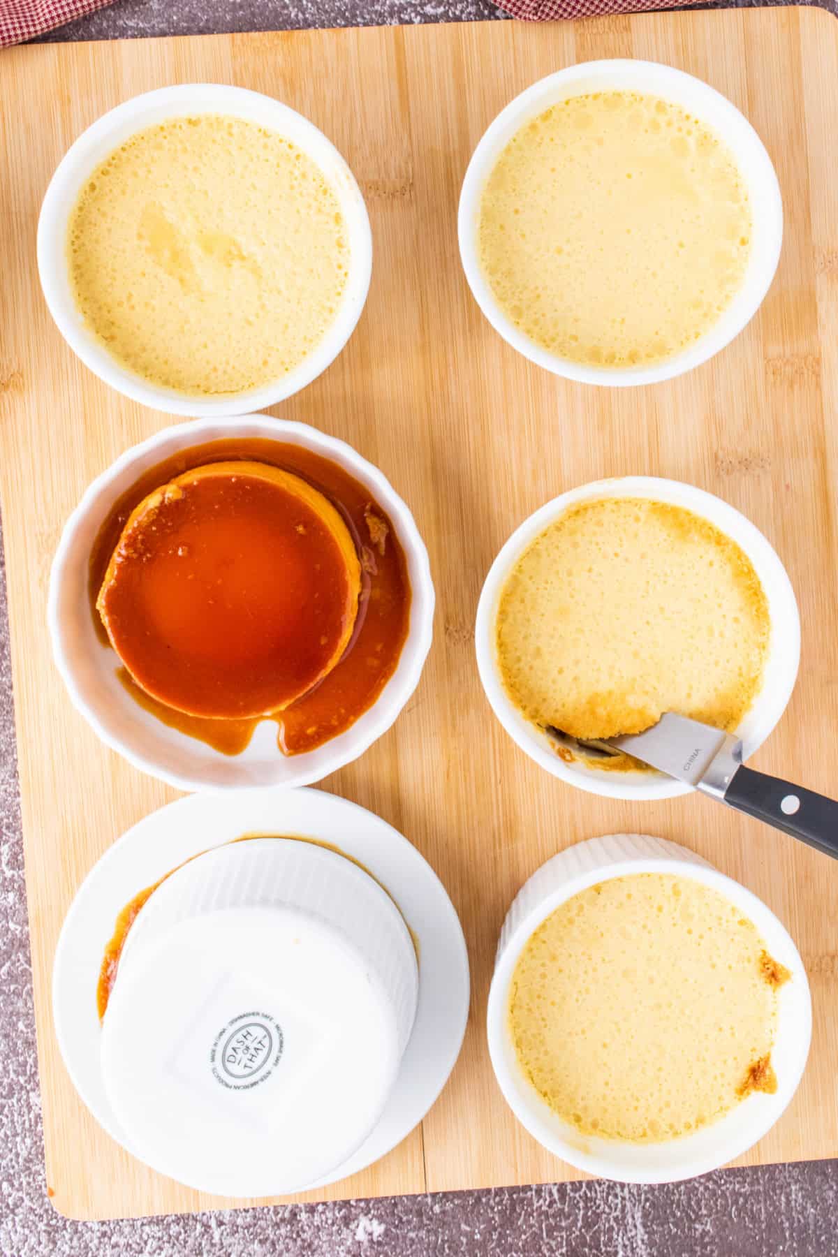 Mini Caramel Flan - Love Bakes Good Cakes