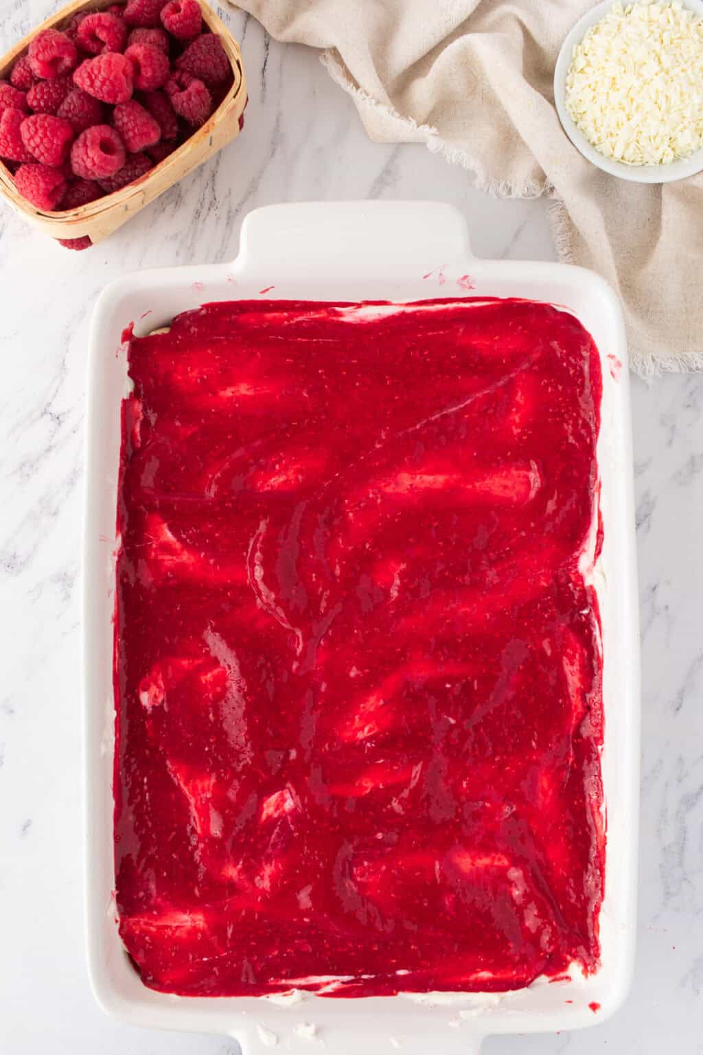 White Chocolate Raspberry Tiramisu - Love Bakes Good Cakes