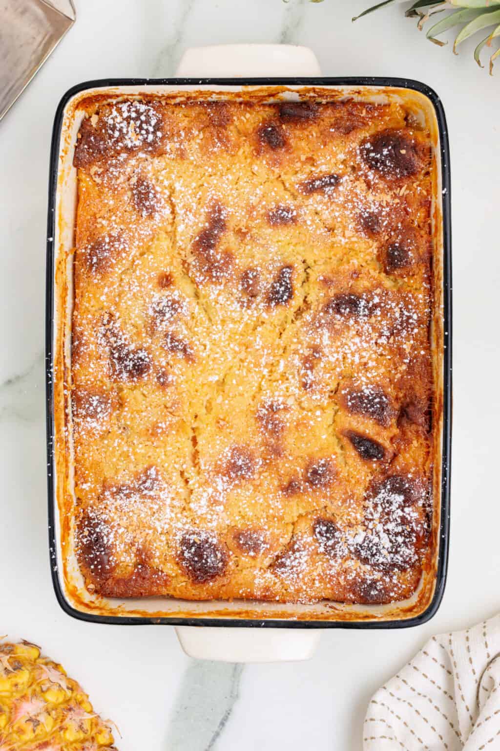 Piña Colada Bread Pudding - Love Bakes Good Cakes