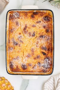 Piña Colada Bread Pudding - Love Bakes Good Cakes