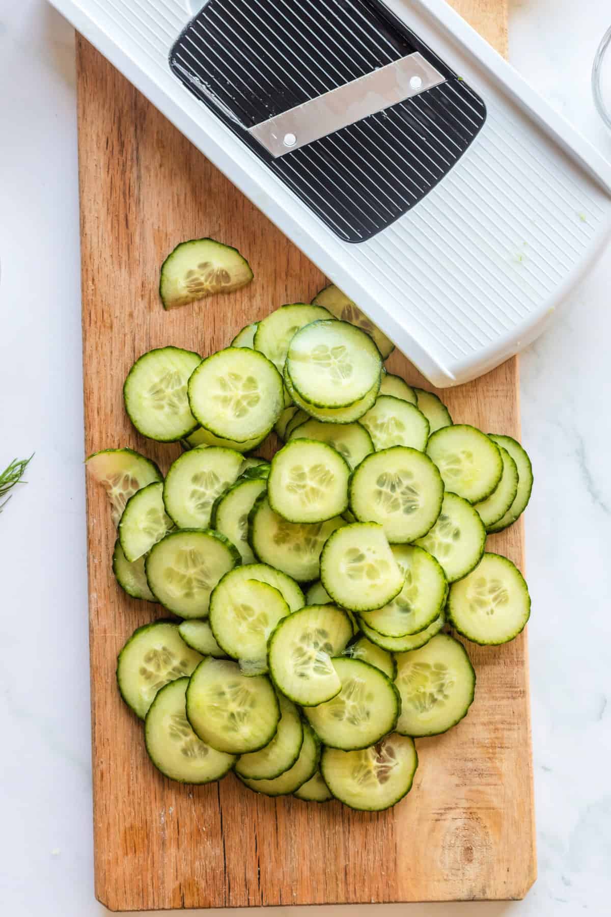 Polish Cucumber Salad - Love Bakes Good Cakes