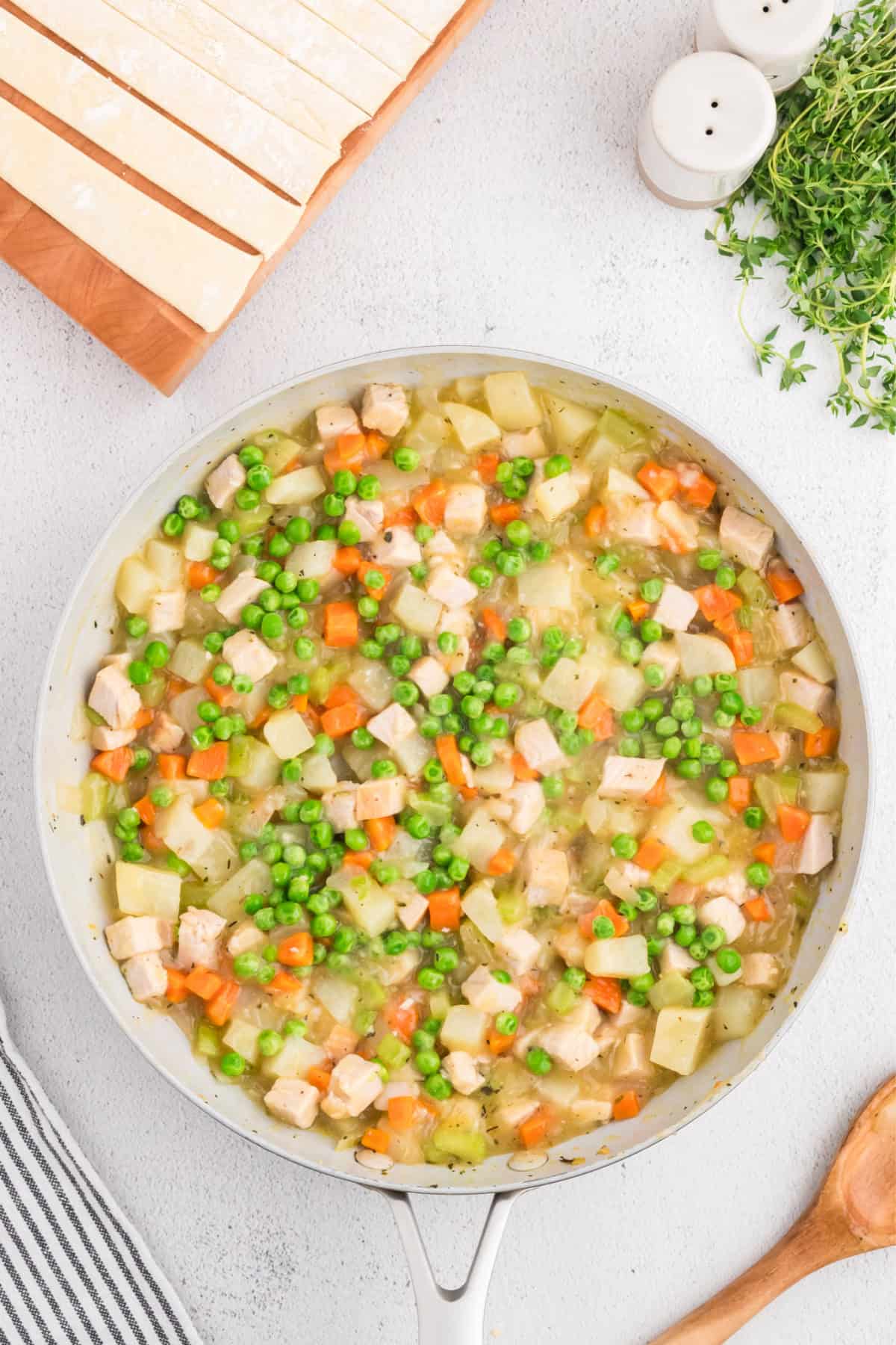 Puff Pastry Turkey Pot Pie - Love Bakes Good Cakes