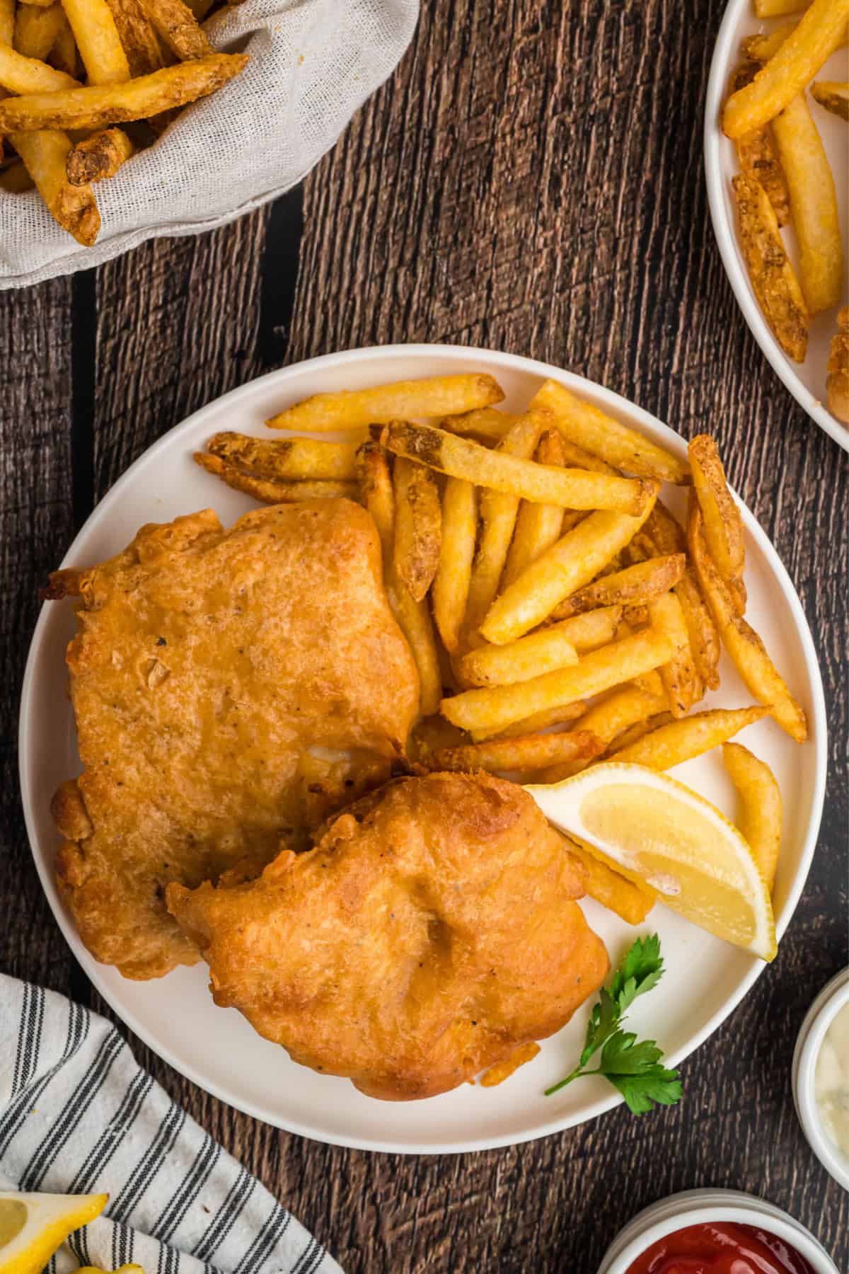 Beer Battered Fish - Love Bakes Good Cakes