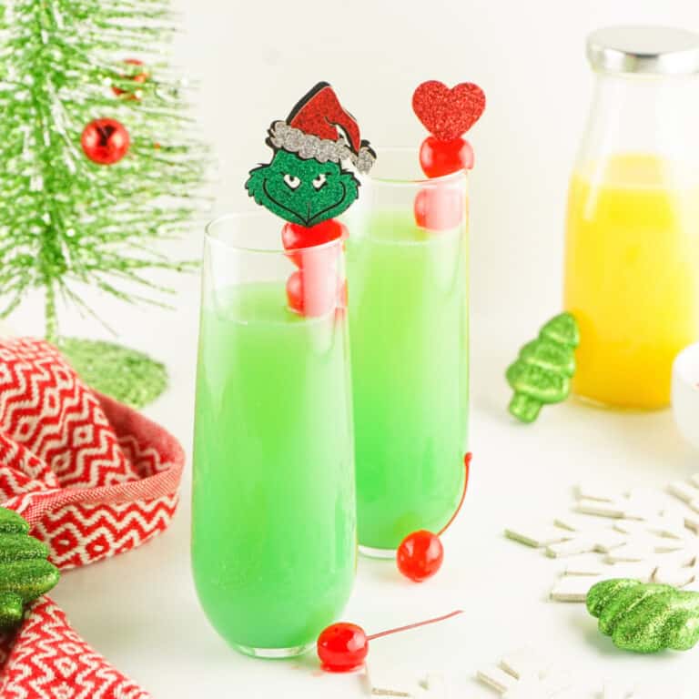 Grinch Mimosa - Love Bakes Good Cakes