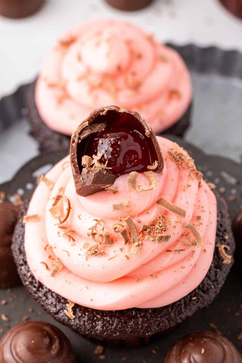 Cherry Buttercream Frosting - Love Bakes Good Cakes