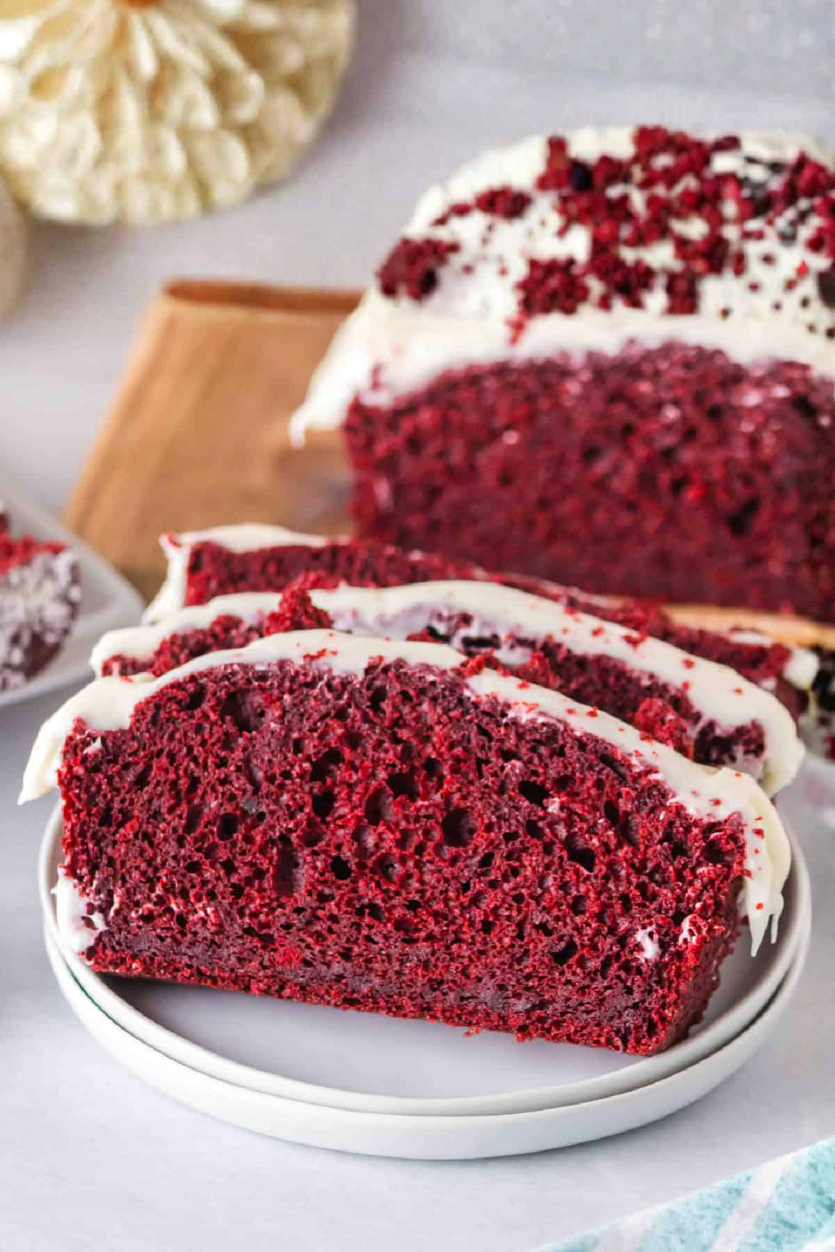 Red Velvet Loaf - Love Bakes Good Cakes